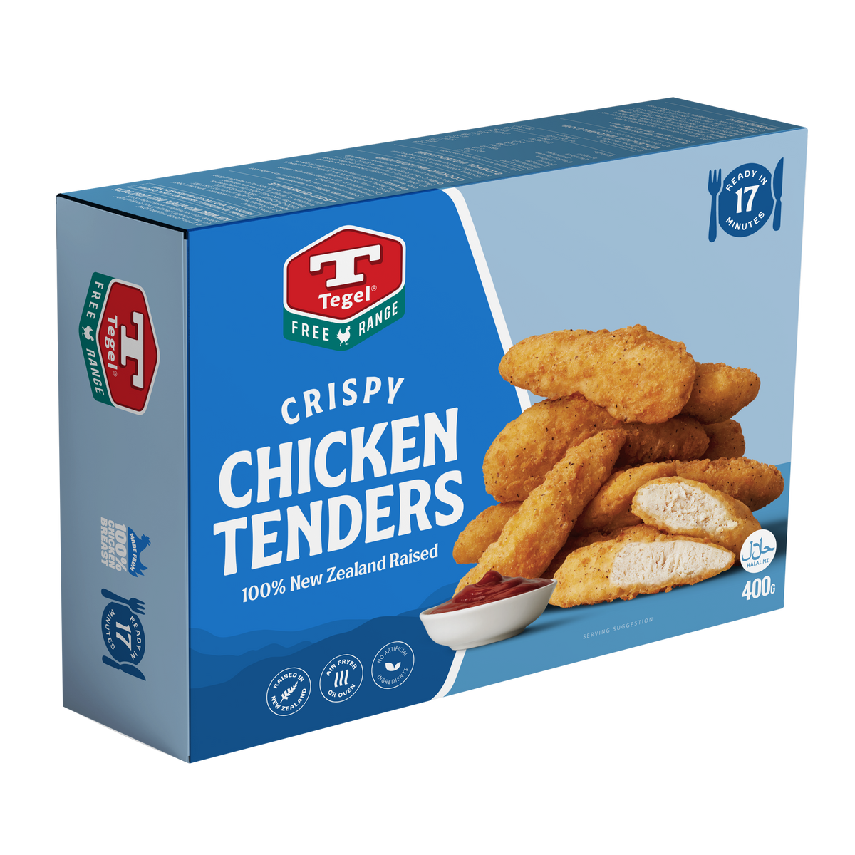 Tegel | Free Range Crispy Chicken Tenders | 400g – Hen Tick Foods