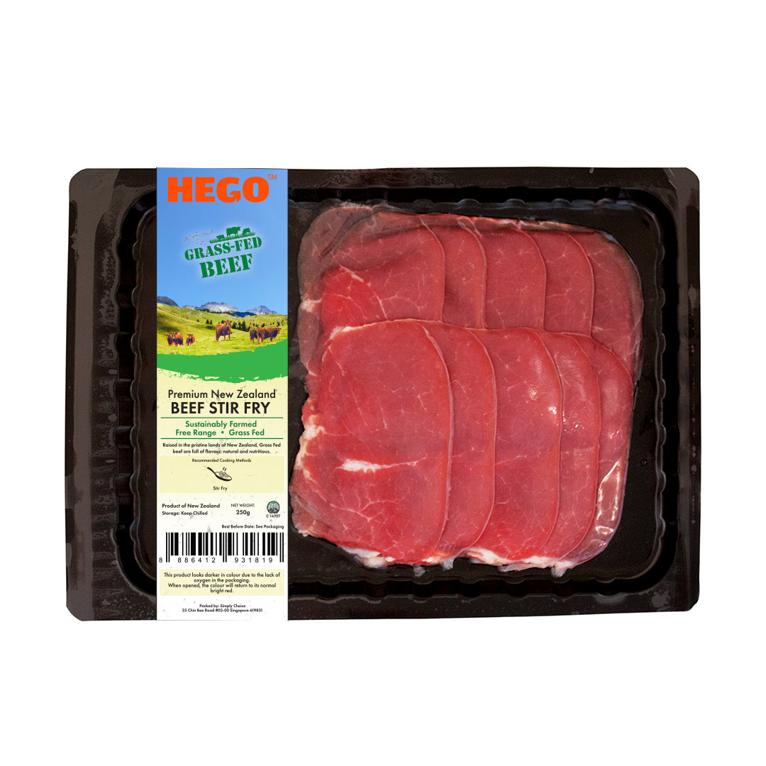 Hego | NZ Grass Fed Beef Stir Fry | 250g – Hen Tick Foods