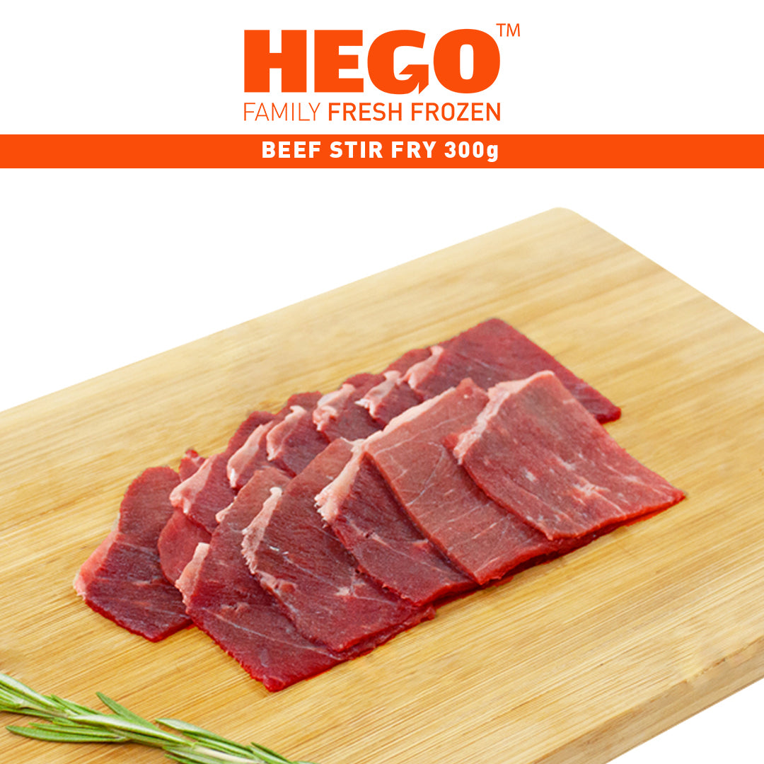 (Bundle of 4) Hego Beef Stir Fry, 300g – Hen Tick Foods