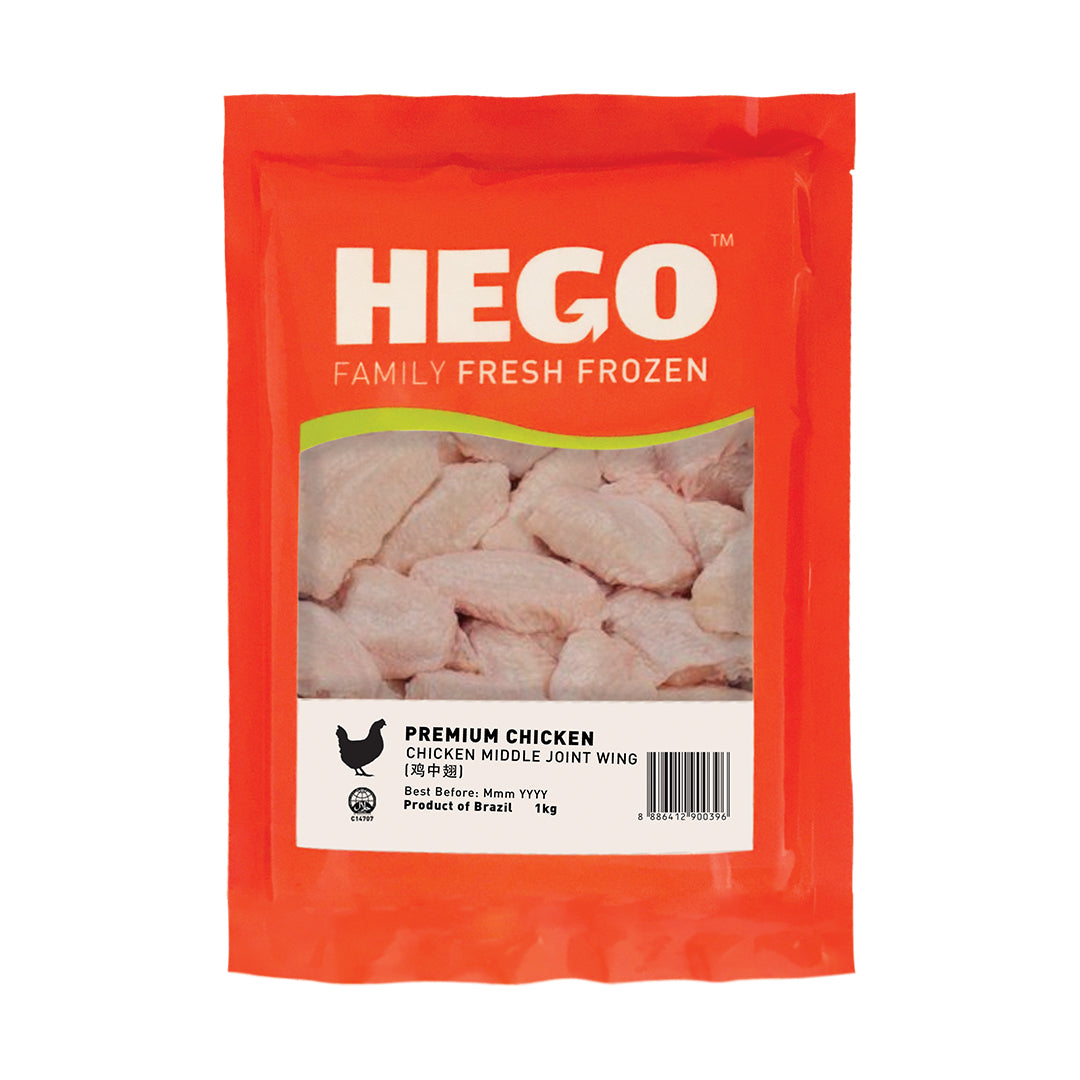Hego | Chicken Mid joint Wings | 1kg – Hen Tick Foods