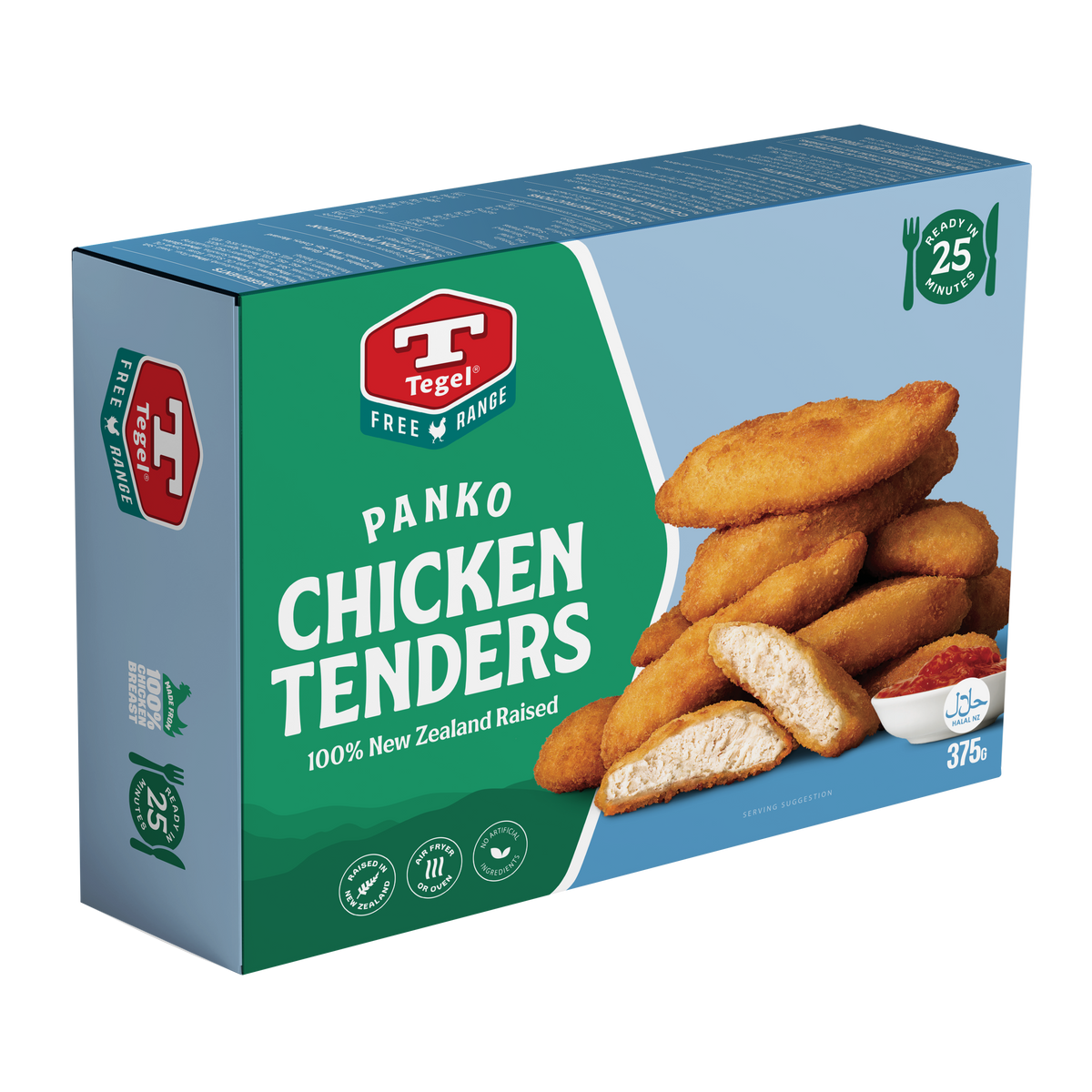 Tegel | Free Range Panko Chicken Tenders | 375g – Hen Tick Foods