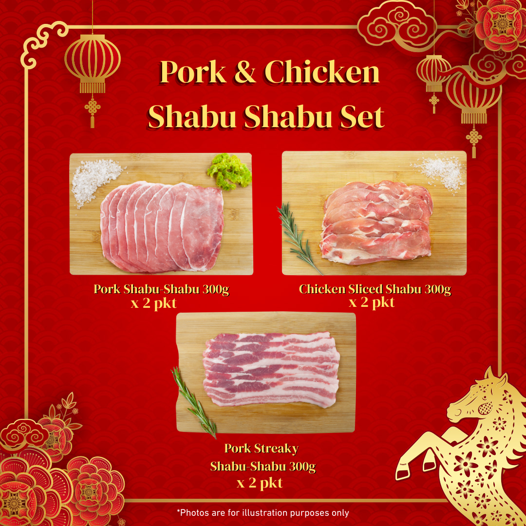 [CNY 2026] Pork & Chicken Shabu Set – Hen Tick Foods