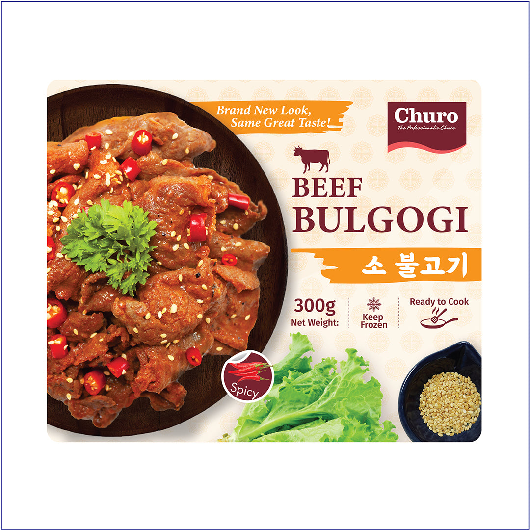 Churo | Beef Bulgogi | Ready To Cook Meal | 300g – Hen Tick Foods