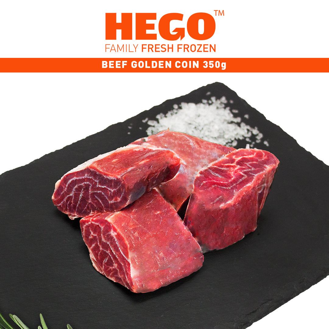 Hego | Beef Golden Coin | 350g – Hen Tick Foods