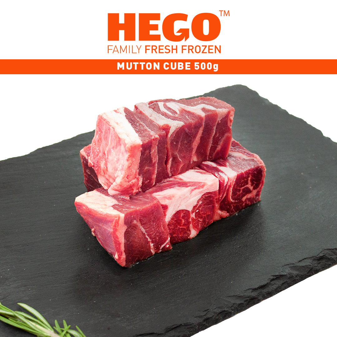 (Bundle of 4) Hego Mutton Cube, 500g – Hen Tick Foods