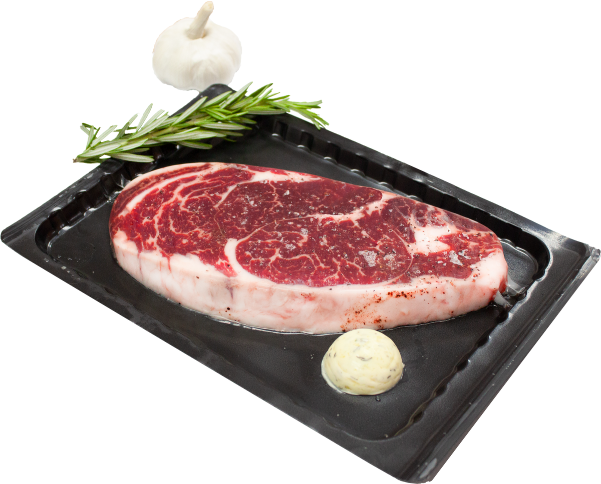 Hego | US Beef Ribeye with Garlic Herb Butter | 350g – Hen Tick Foods